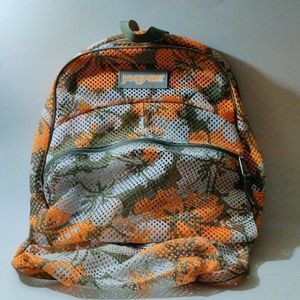 Jansport | Bags | New Jansport Superbreak Gray Aqua Dot Backpack Bag ...